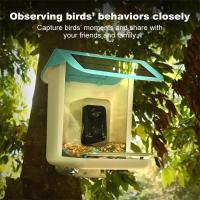 China Intelligent Automatic Smart Bird Feeder Camera 130 Degrees 5200mA for sale