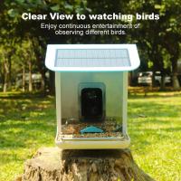 China Intelligent Automatic Smart Bird Feeder Camera 130 Degrees 5200mA for sale