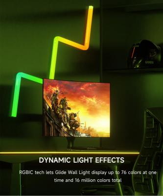 China OEM ODM het Slimme Licht van de Glijdende bewegingsmuur voor TV-de Decoratie van het Slaapkamerspel Te koop