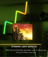 China Dimmable DIY Glide Wall Light Bars Multicolor Segmented Music Sync for sale