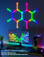 China DIY Splicable Rainbow LED Light Bar Rhythmic Ambient Mobile Remote Control for sale
