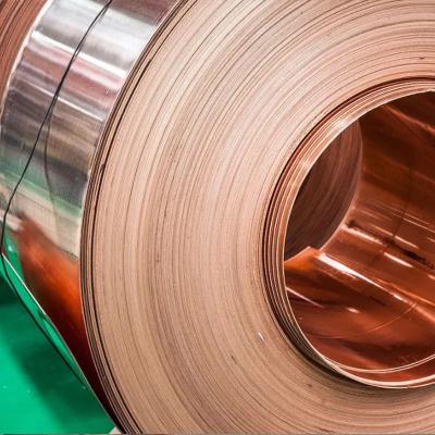 China C1100 C1020 C1220 Copper Strip Roll Corrosion Resistance Copper Sheet Roll for sale