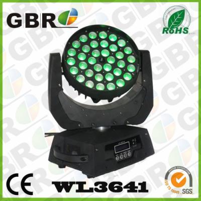 China RGBWA 5in1 36x12W Led Moving Head Wash Zoom / led beam moving head for sale