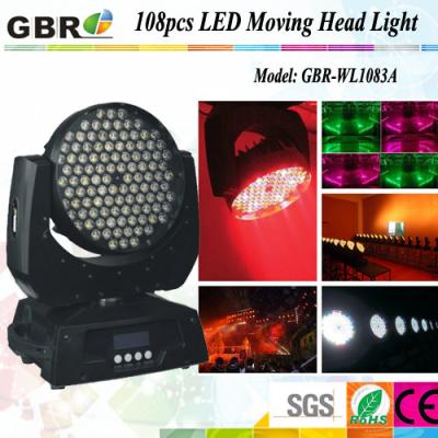 China Led Wash Moving Head RGBWA Single LEDs with dmx512 light controller for sale