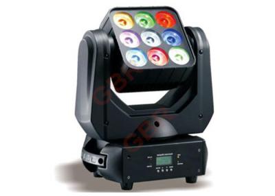China 9x15W 3x3 15CH LED Wash Moving Head for Nightclub LED Lighting for sale