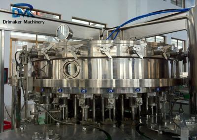 China Isobaric Filling Stainless Steel Beverage Bottling Machine With Bottle Washing for sale
