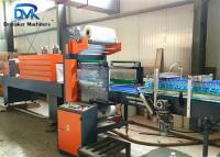 China Auto Heat Shrink Tunnel Packaging Machine 20KW 9600×1400×2100mm For Beverage Flat Bottle for sale