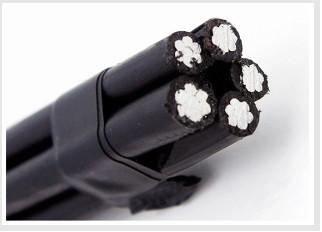 China 1KV Aerial Bundled Cables Aluminium Phase Conductor / Street Lighting Conductor Compact Circular for sale