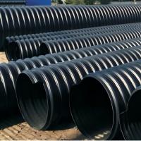 Quality Metal Reinforced PE Spiral Corrugated Pipe and Accessories for sale