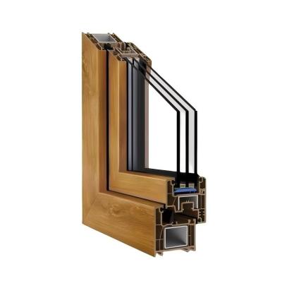 China ISO and Certified High Quality PVC White Color Sash Window UPVC 70 Flush Door Ce Approved UPVC Profiles for sale