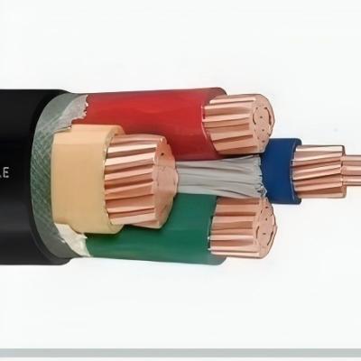 China 1000V Copper Conductor PVC Insulated Cables Customized With Three Half Core for sale