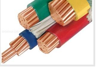 China 1000V Copper Conductor PVC Insulated Cables Customized With Three Half Core for sale