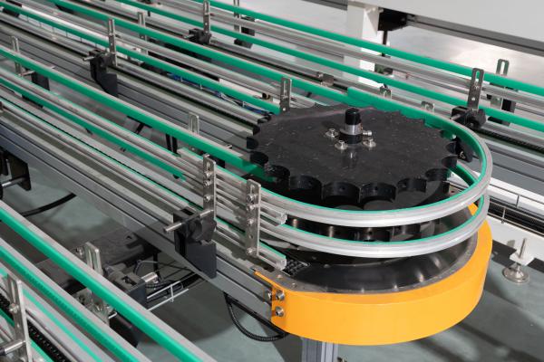 Quality High Speed Automatic Can Collecting Conveyor For Metal Cans for sale
