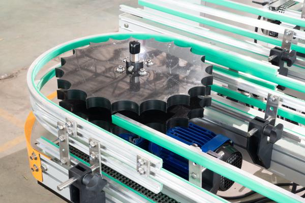 Quality High Speed Automatic Can Collecting Conveyor For Metal Cans for sale