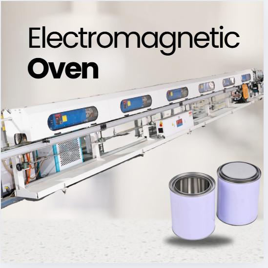 Quality Round Chemical Can Electromagnetic Dryer 230-500 Pc/min for sale