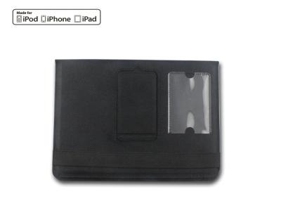 Cina Il iPad metallico Apple nero ventila la tastiera di cuoio di caso con il connettore di Pin del fulmine 8 in vendita