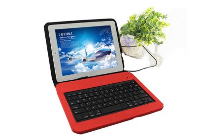 China 8 Pin Red / Black Connector iPad Wired Keyboard For Education / Business for sale