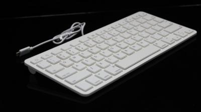 China ABS plastic keys corded Apple iPad Air Wired Keyboard , MFI certified for sale