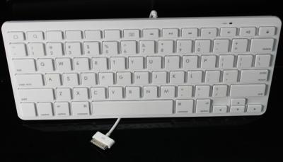 China 30-pin wired CPIC / connector iPad 2 Wired Keyboard , 285*120*15mm for sale