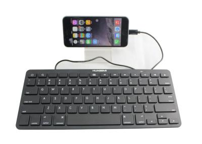 China Wired Ultrathin Ipad Keyboard Portable With 8 Pin Connectors for sale