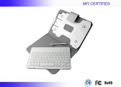 China Durable iPad Keyboard Leather Case , 8 Pin Cable Connector Protective Cover for sale