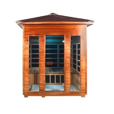 Cina Stanza all'aperto infrarossa di sauna del pannello del carbonio per la persona 3 in vendita