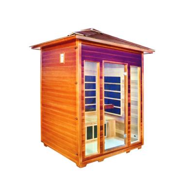 China Stanza all'aperto infrarossa di sauna del pannello del carbonio per la persona 3 for sale