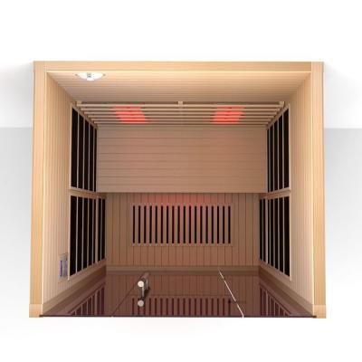 Cina Riscaldatore a pannello in carbonio a spettro completo vicino alla sauna a infrarossi lontani per 2 persone in vendita