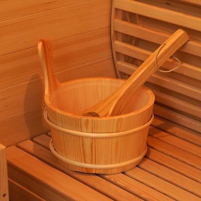 Cina Stanza di legno di sauna del vapore tradizionale dell'interno di uso della casa 3KW per 2 persone in vendita
