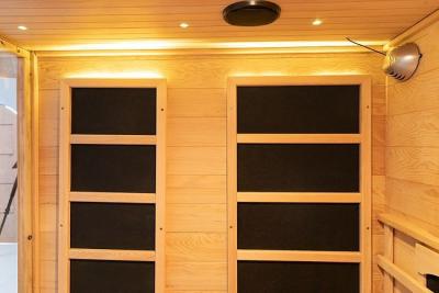 Cina 2-In-1 ha combinato la sauna dell'interno infrarossa del vapore della persona della casa 3 di legno in vendita