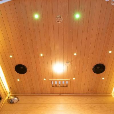 Cina 2-In-1 ha combinato la sauna dell'interno infrarossa del vapore della persona della casa 3 di legno in vendita