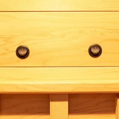 Cina Piccola persona di legno dell'interno di sauna 2 di combinazione del vapore & di infrarosso in vendita