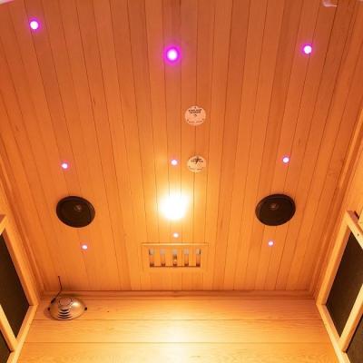 Cina Piccola persona di legno dell'interno di sauna 2 di combinazione del vapore & di infrarosso in vendita