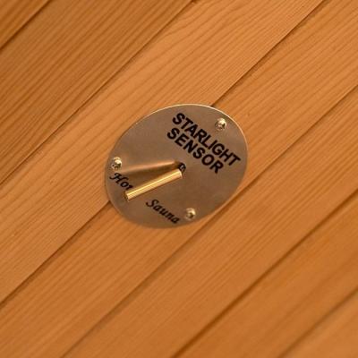 Cina Persona lontana di sauna 2 di vicino infrarosso di Heater Hemlock Wood Indoor Recliner del pannello del carbonio in vendita