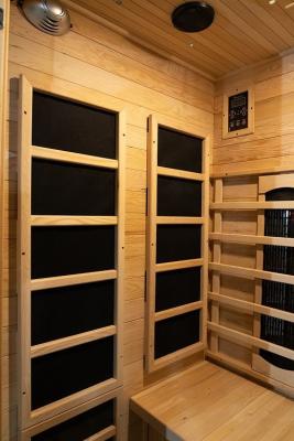 Cina Wooden Indoor 1750W 2 Person Infrared Sauna Low EMF in vendita
