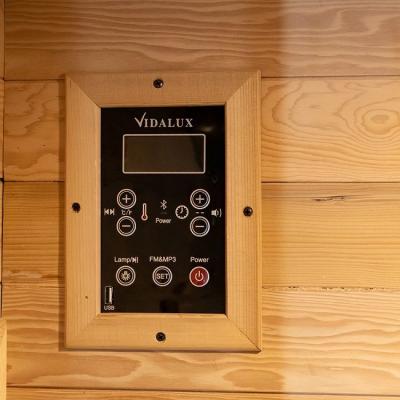 Cina Wooden Indoor 1750W 2 Person Infrared Sauna Low EMF in vendita
