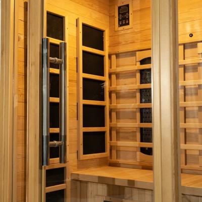 Cina Wooden Indoor 1750W 2 Person Infrared Sauna Low EMF in vendita