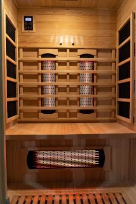 Cina Wooden Indoor 1750W 2 Person Infrared Sauna Low EMF in vendita
