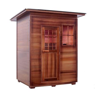 Cina Solid Wood Canadian Red Cedar Carbon Heater Far Infrared Outdoor Sauna ODM in vendita