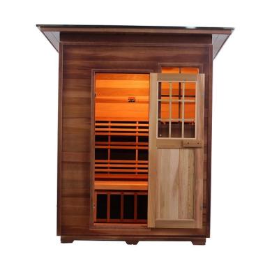 Cina Solid Wood Canadian Red Cedar Carbon Heater Far Infrared Outdoor Sauna ODM in vendita