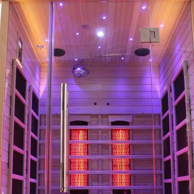 Cina Digital Hemlock Wood Far Infrared Sauna With 0-60 Minutes Time Range in vendita