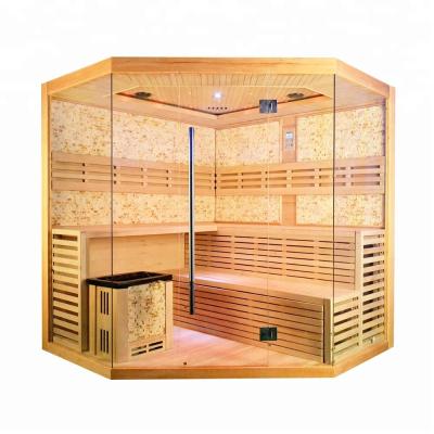 Cina 7 Color Therapy Lamp Ozone Steam Sauna Room With Touch Screen Control Panel in vendita