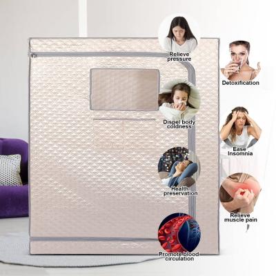 Cina Promoting Sleep Waterproof Cloth Portable Steam Sauna 0-99 Minutes Time Control in vendita
