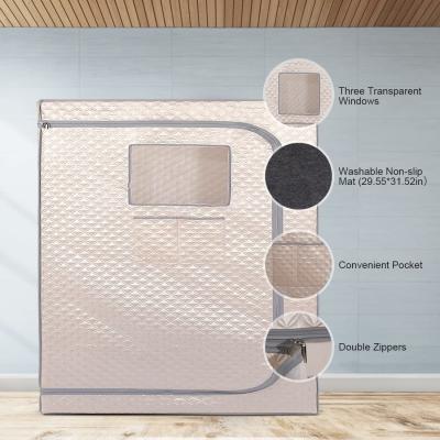 Cina Promoting Sleep Waterproof Cloth Portable Steam Sauna 0-99 Minutes Time Control in vendita