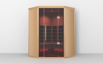 Cina Customized Luxury Prefabricated Wooden Indoor Sweat Infrared Sauna Room 5 Person in vendita
