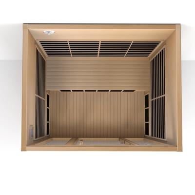 Cina Traditional Home Low Emf Near Far Infrared Sauna Red Cedar Material For 3 Person Size in vendita