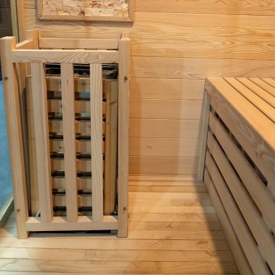 Cina 15~90.C Hemlock / Red Cedar Steam Sauna Room With 0-99 MIN Timer And 220V Voltage in vendita
