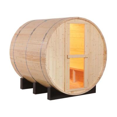 Cina stanza di legno di sauna del barilotto della persona di 4.5kw famiglie 4 - 6 all'aperto in vendita