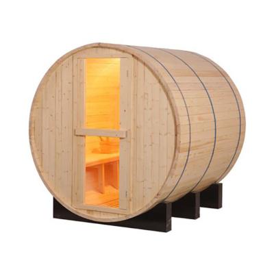 Cina stanza di legno di sauna del barilotto della persona di 4.5kw famiglie 4 - 6 all'aperto in vendita