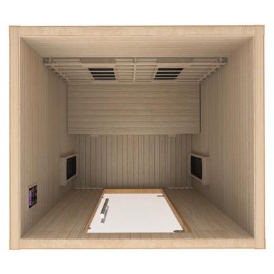 Cina Stanza elettrica rossa di sauna di Cedar Wooden Pure Infrared Home per forma fisica del corpo in vendita